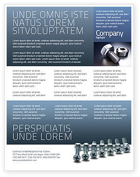 Screw-Nut and Bolt Business Card Template, Layout. Download Screw-Nut ...