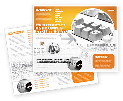 Keyboard Brochure Templates, Design and Layouts | PoweredTemplate.com
