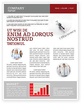 Efficiency Newsletter Template for Microsoft Word & Adobe InDesign ...