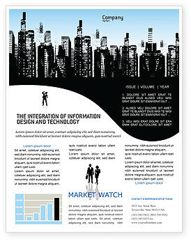 City Newsletter Template for Microsoft Word & Adobe InDesign, 02814 ...