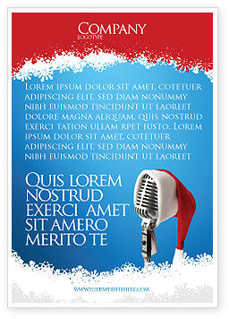 Vintage Christmas Advertising Templates in Microsoft Word, Adobe ...