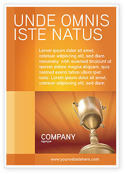 Award Ad Template for Advertising Needs, ID 02858 | PoweredTemplate.com