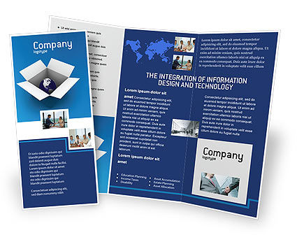 3 Modelos de folheto logística global Grátis | PoweredTemplate.com