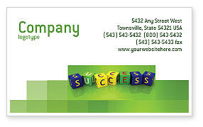 Success Business Card Templates in Microsoft Word & Publisher, Adobe ...