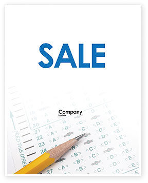 Educational And Psychological Test Sale Poster Template in Microsoft ...