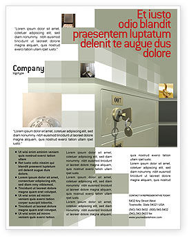 Locker Flyer Template, Background in Microsoft Word, Publisher and ...