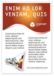 Computer Education In School Flyer Template, Background in Microsoft ...