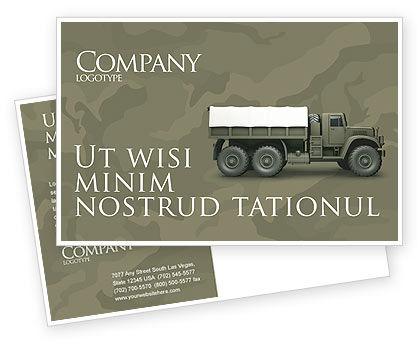 Templat Kartu Pos Dump Truck dalam Microsoft Word, Adobe Illustrator ...