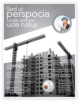 Building Plot Flyer Template, Background in Microsoft Word, Publisher ...