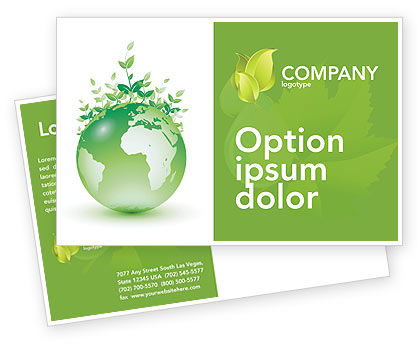 Conservation Of The Environment Postcard Templates in Microsoft Word ...