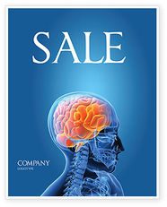 Brain In Skull Brochure Template Design and Layout, Download Now, 03110 ...