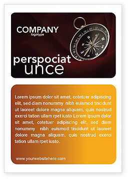 Compass In A Dark Red Velvet Ad Template for Advertising Needs, ID ...