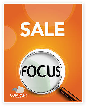 Focus Sale Poster Template in Microsoft Word, Publisher and Adobe ...