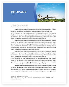 Ecological Environment Letterhead Template, Layout for Microsoft Word ...