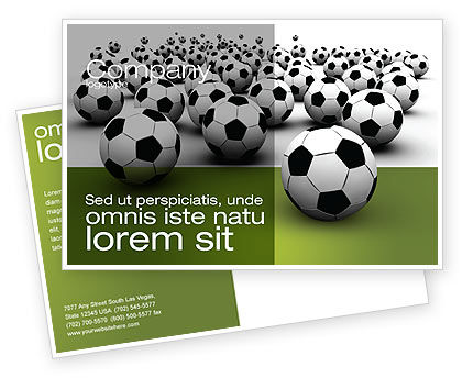 Football Championship Postcard Template in Microsoft Word, Adobe ...