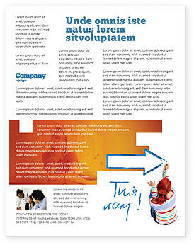 Direction Flyer Template, Background in Microsoft Word, Publisher and ...