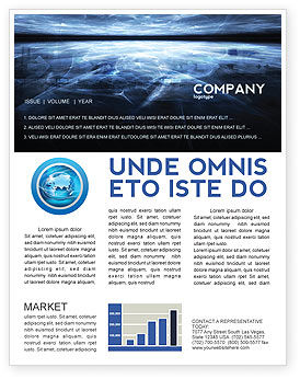 Cyberspace Newsletter Template for Microsoft Word & Adobe InDesign ...