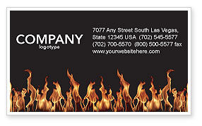 Fire Business Card Template, Layout. Download Fire Business Card ...