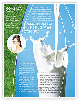 Lactosa Flyer Templates Diseño - Flyer Plantillas para Microsoft Word ...