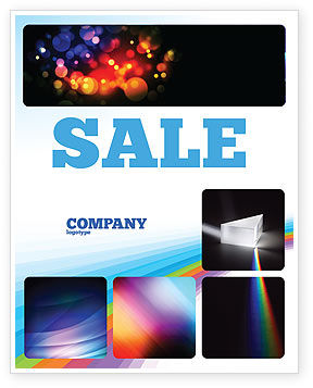 Prism Sale Poster Template in Microsoft Word, Publisher and Adobe ...