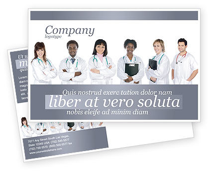 Medical Interns Postcard Template in Microsoft Word, Adobe InDesign ...