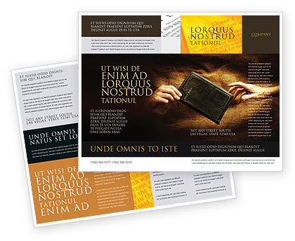 Christianity Brochure Template Design and Layout, Download Now, 03436 ...