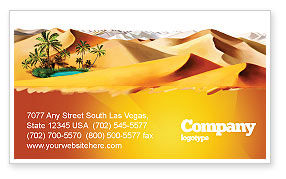 Oasis Business Card Template, Layout. Download Oasis Business Card ...