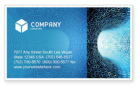 Binary Code Tube Business Card Template, Layout. Download Binary Code ...