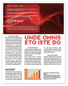 Red Newsletter Templates in Microsoft Word, Adobe Illustrator and other ...