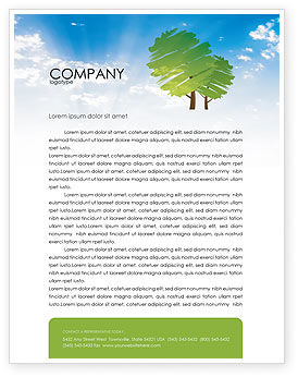 Trees Letterhead Templates in Microsoft Word, Adobe Illustrator and ...