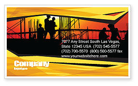 Builders Business Card Template, Layout. Download Builders Business ...