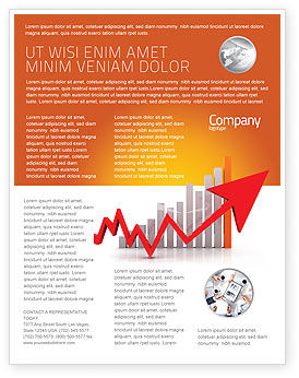 Raising Rates Flyer Template, Background in Microsoft Word, Publisher ...