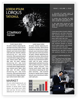 Insight Newsletter Template for Microsoft Word & Adobe InDesign, 03572 ...