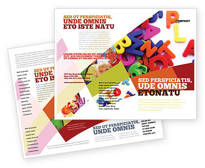 Word Play Brochure Template Design and Layout, Download Now, 03592 ...