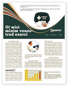 First Aid Set Newsletter Template for Microsoft Word & Adobe InDesign ...