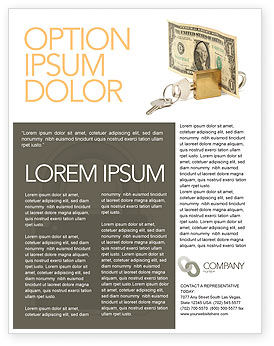 Save Money Flyer Template, Background in Microsoft Word, Publisher and ...