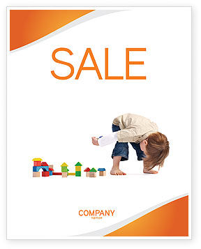 Child Games Sale Poster Template in Microsoft Word, Publisher and Adobe ...