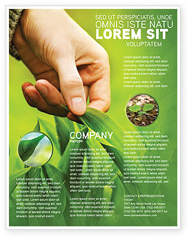 Plant Breeding Flyer Template, Background in Microsoft Word, Publisher ...