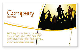 Singer Business Card Templates in Microsoft Word & Publisher, Adobe ...