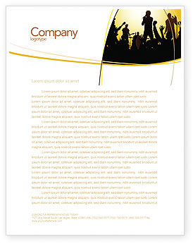 Music Letterhead Templates in Microsoft Word, Adobe Illustrator and ...