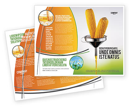 Corn Oil Brochure Template Design and Layout, Download Now, 03664 ...