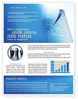 Office Center Newsletter Template for Microsoft Word & Adobe InDesign ...