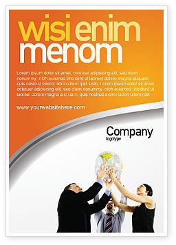 Global Partnership Ad Template for Advertising Needs, ID 03682 ...