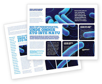 Bacteriology Brochure Template Design and Layout, Download Now, 03702 ...