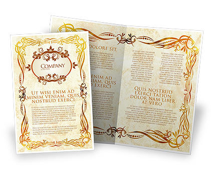 Fanciful Frame Brochure Template Design and Layout, Download Now, 03746 ...