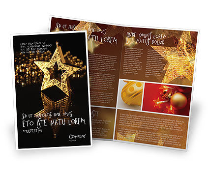 Gold Star Brochure Template Design and Layout, Download Now, 03748 ...