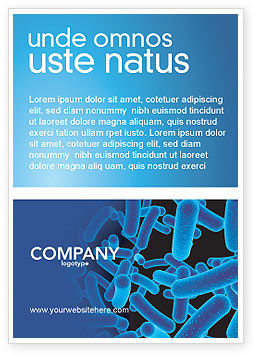 Bacterial Bacteria Advertising Templates in Microsoft Word, Adobe ...