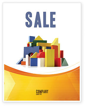 Wooden Kit Sale Poster Template in Microsoft Word, Publisher and Adobe ...