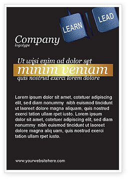 MBA Ad Template for Advertising Needs, ID 03828 | PoweredTemplate.com