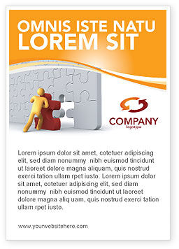 Missing Part Completing Ad Template for Advertising Needs, ID 03829 ...